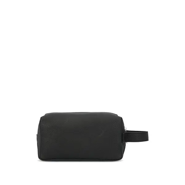 Fendi Logo Detail Zip Fastening Top Handle Bag - Black
