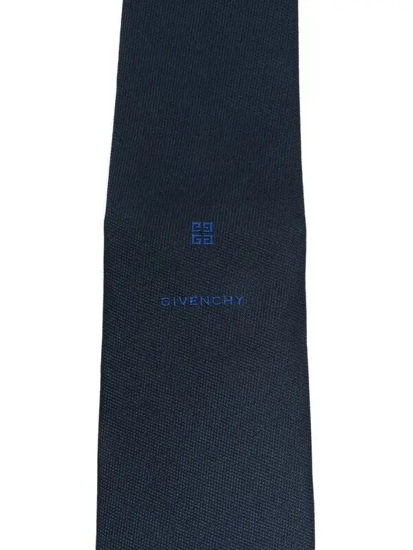 Givenchy Textured Silk Neck Tie
