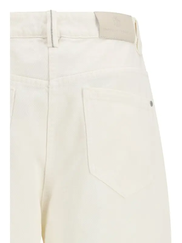 Brunello Cucinelli Wide-leg Trousers - Multicolor