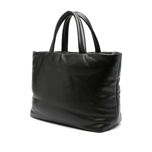Saint Laurent Padded Leather Tote Bag - Black