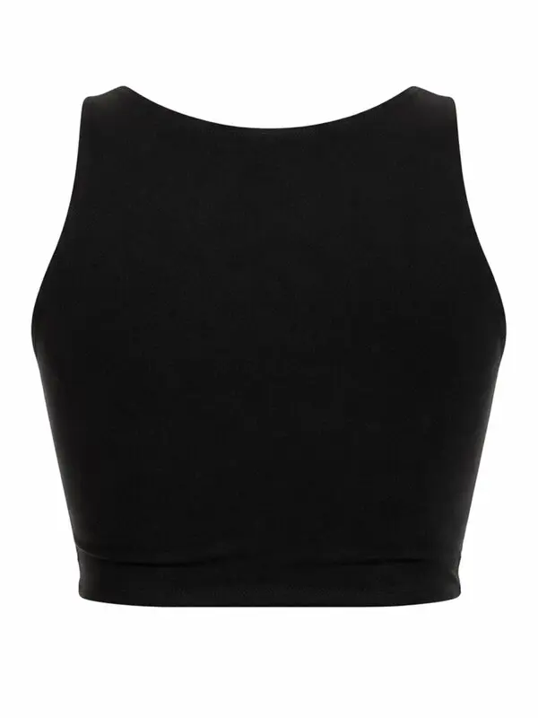 Magda Butrym Top With Rose Applique