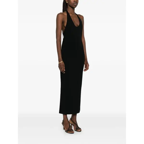 TOTEME Halterneck Sleeveless Straight Hem Dress