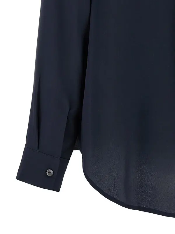 P.a.r.o.s.h Sweet26" Silk Shirt - Blue