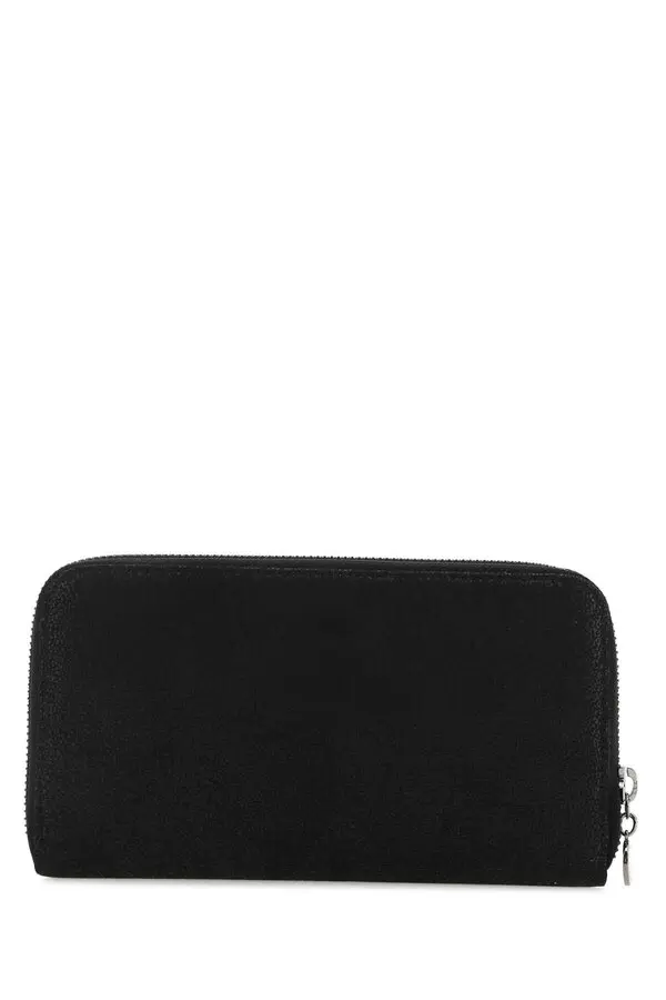 Stella McCartney Shaggy Deer Falabella Wallet - Black