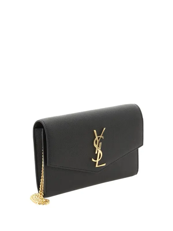 Saint Laurent Chain Wallet - Black