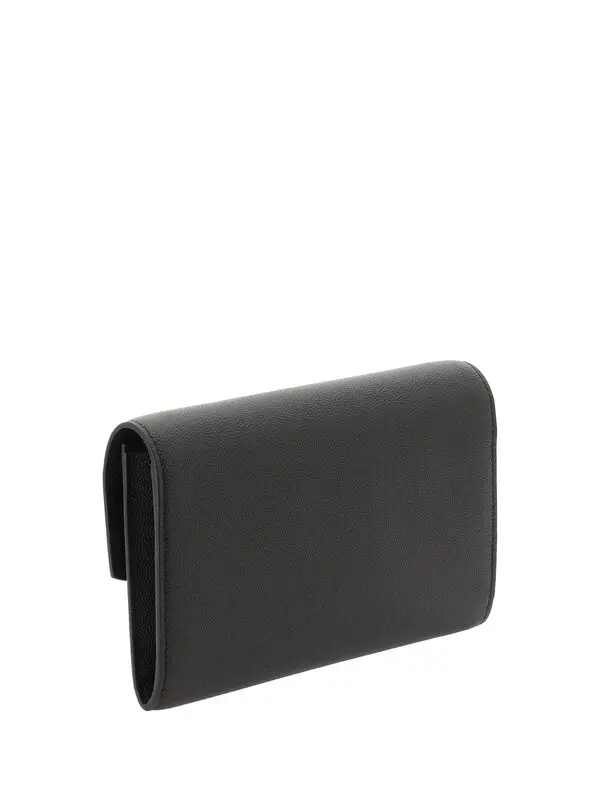 Saint Laurent Chain Wallet - Black