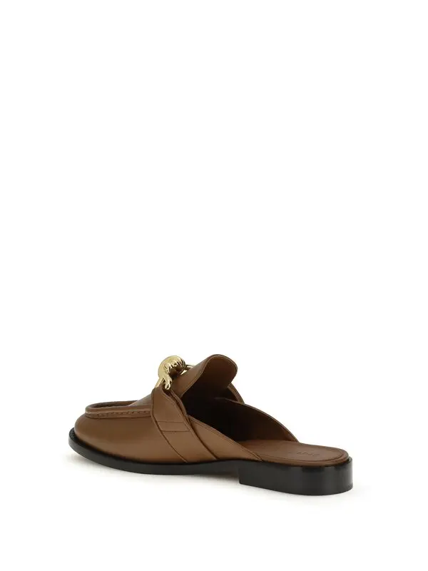 Bottega Veneta Astaire Leather Loafers - Brown