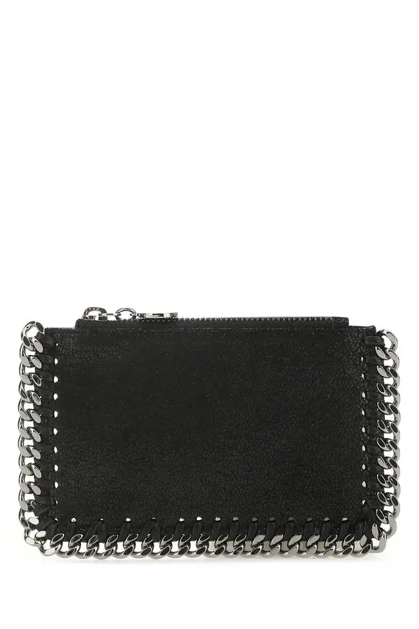 Stella McCartney Shaggy Deer Card Holder - Black