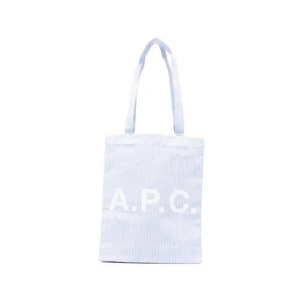 A.p.c. Striped Cotton Tote Bag