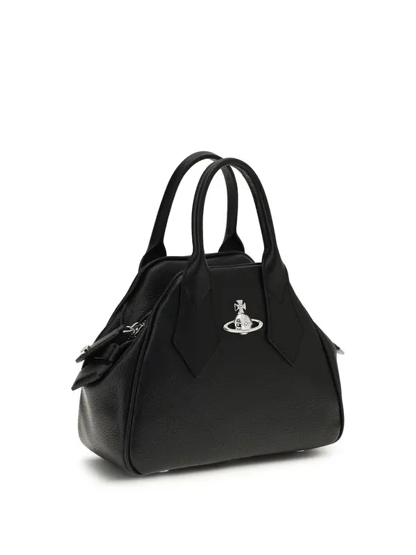 VIVIENNE WESTWOOD Small Yasmine Handbag With Orb Detail - Black