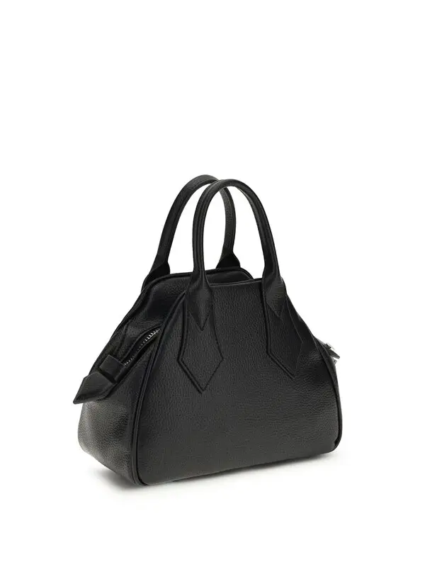 VIVIENNE WESTWOOD Small Yasmine Handbag With Orb Detail - Black