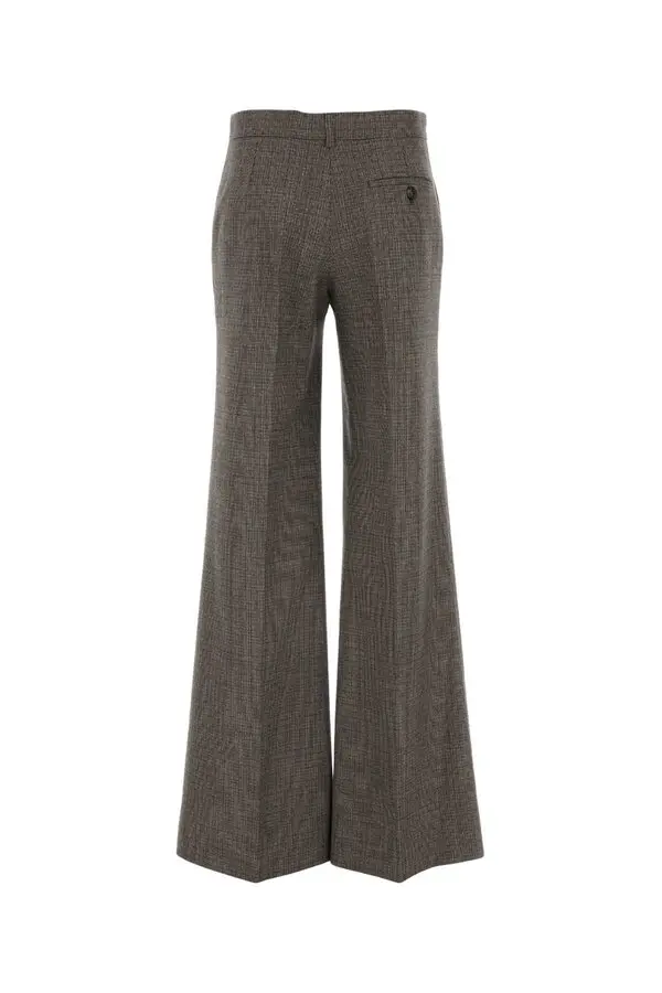 Stella McCartney Embroidered Wool Palazzo Pants
