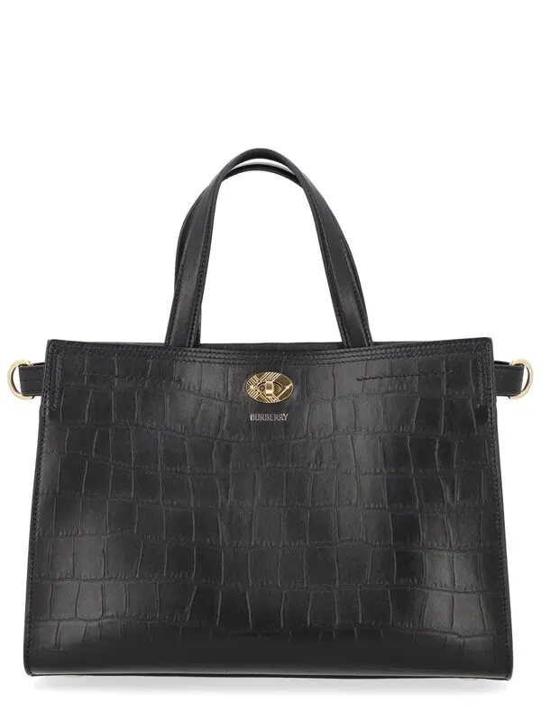 Burberry Small Cotswolds Tote Bag - Black