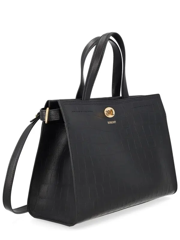 Burberry Small Cotswolds Tote Bag - Black
