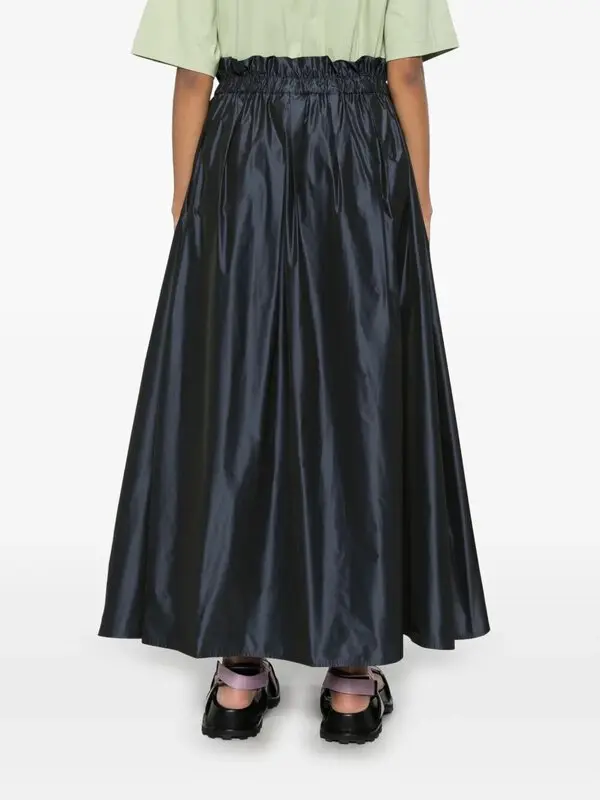 Herno Midi Round Skirt In Polyester