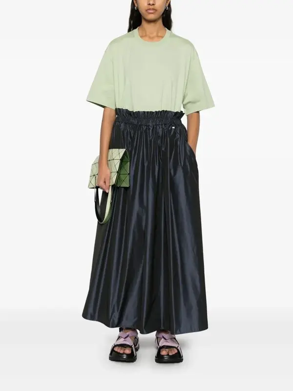 Herno Midi Round Skirt In Polyester