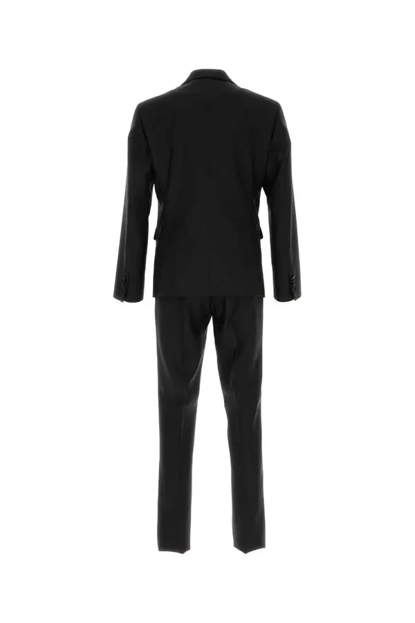 Dsquared2 Virgin Wool Blend London Suit - Black
