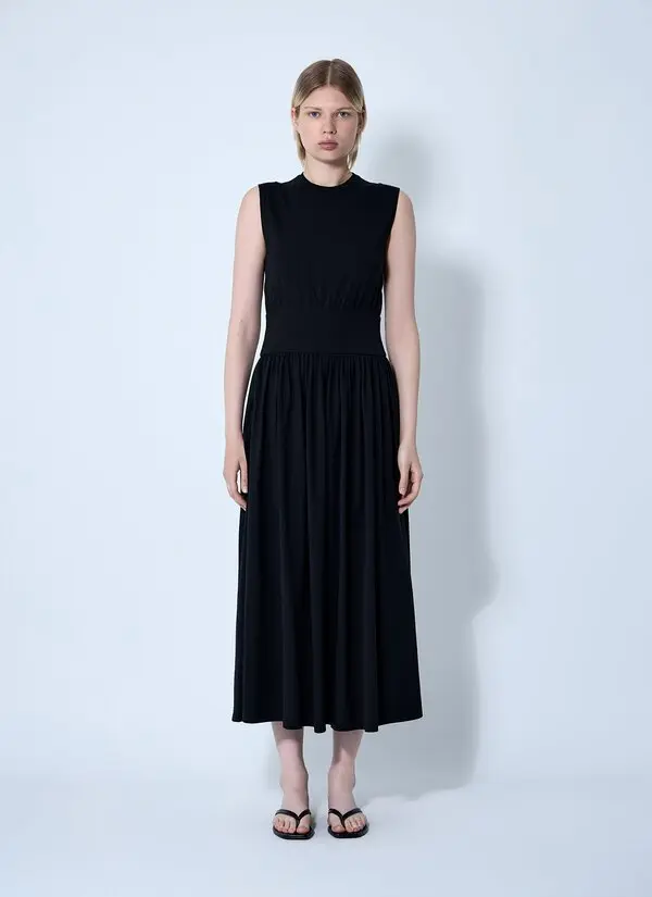 TOTEME Sleeveless Cotton Jersey Dress