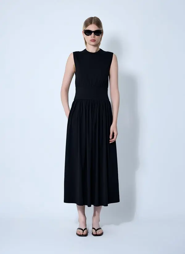 TOTEME Sleeveless Cotton Jersey Dress