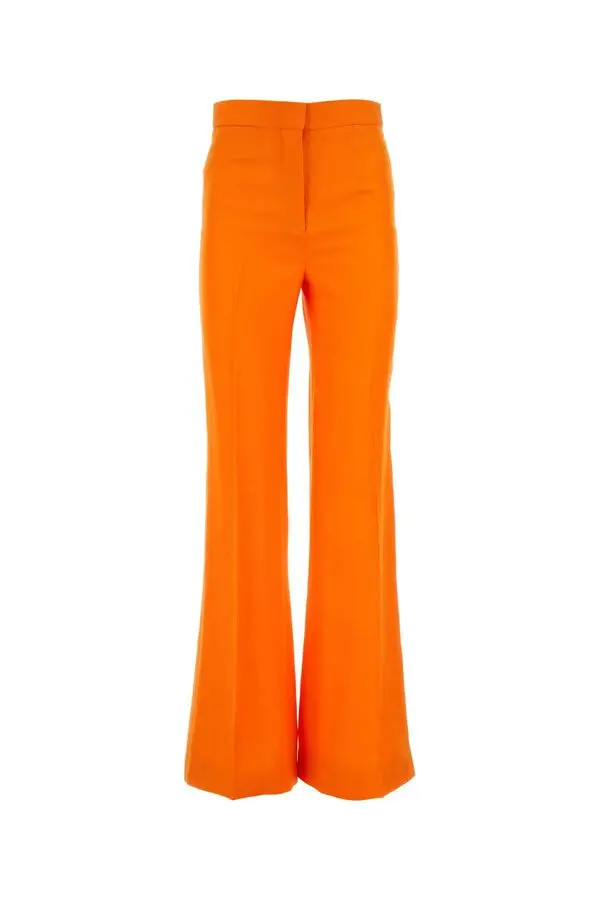 Stella McCartney Fluo Viscose Wide-leg Pant - Orange