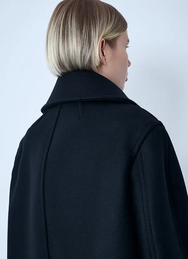 Saint Laurent Double-breasted Wool Coat