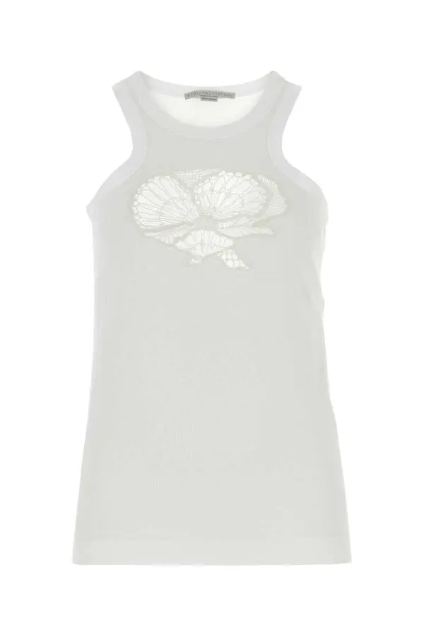 Stella McCartney Cotton Tank Top - White