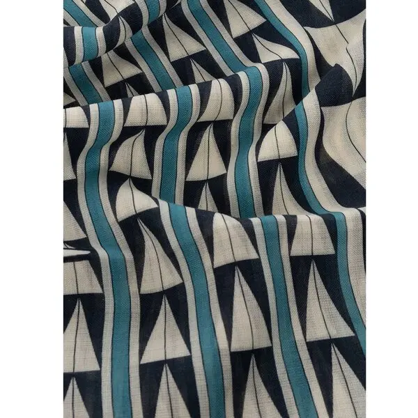 LANVIN Wool Scarf - Blue