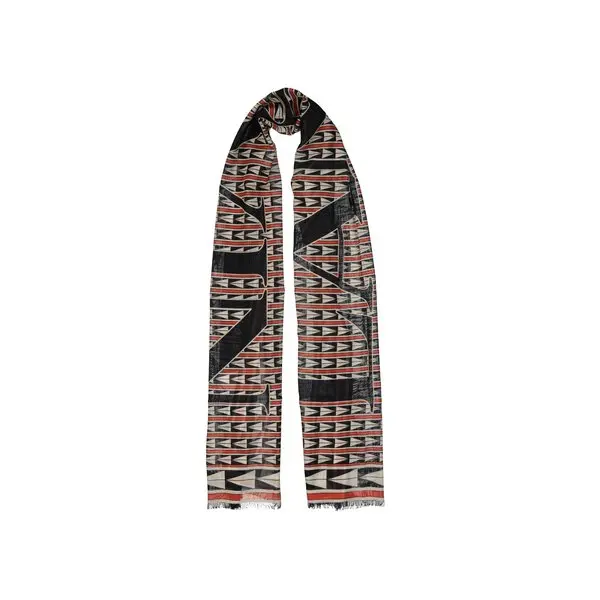 LANVIN Wool Scarf - Black