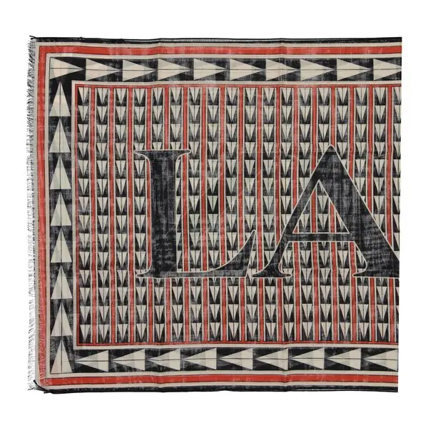 LANVIN Wool Scarf - Black