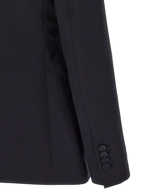 Tagliatore Tuxedo Dress - Blue