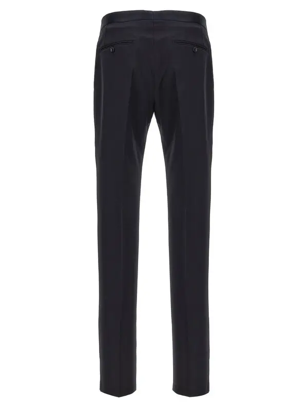 Tagliatore Tuxedo Dress - Blue