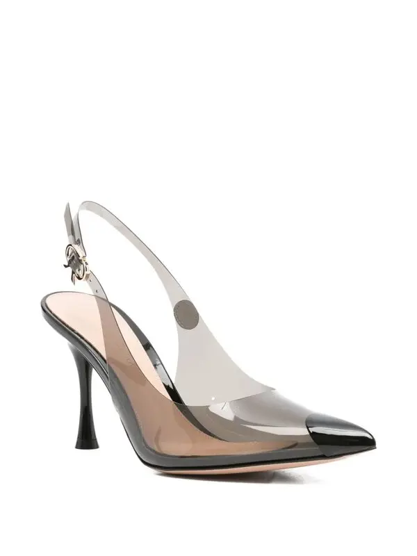 GIANVITO ROSSI Diana 85 Slingback Pumps - Black