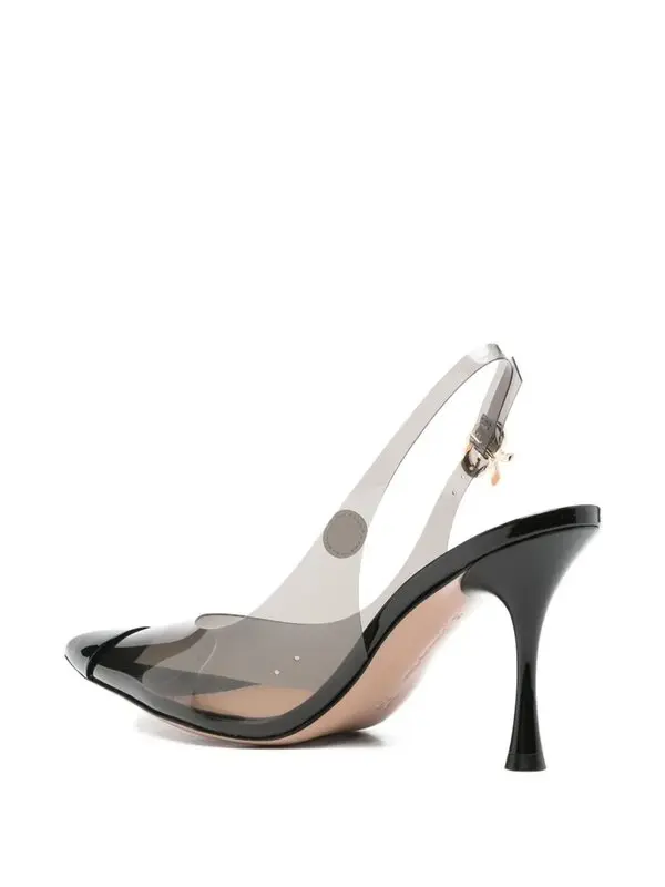 GIANVITO ROSSI Diana 85 Slingback Pumps - Black