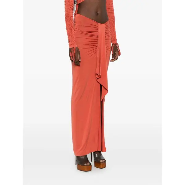Balmain Asymmetric Draped Skirt