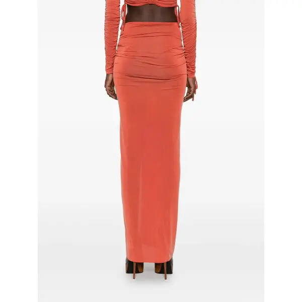 Balmain Asymmetric Draped Skirt