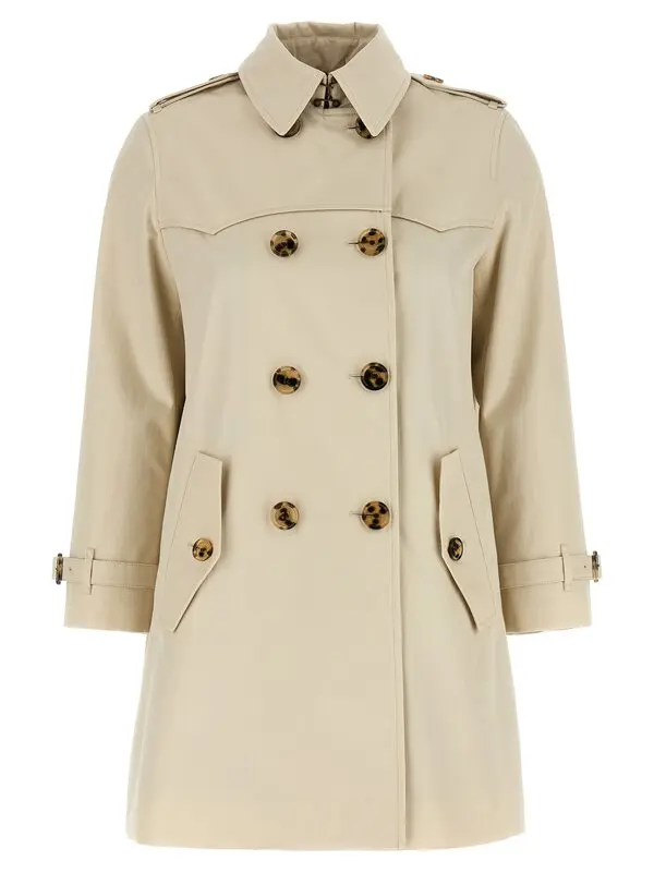 Burberry Summerside Short Trench Coat - Cream