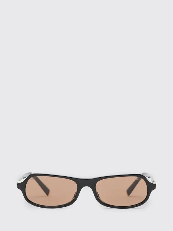Miu Miu Acetate Oval Sunglasses - Black