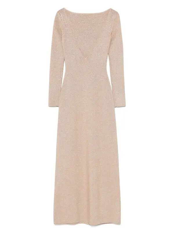 Max Mara Bracco Viscose Knit Dress - Multicolor