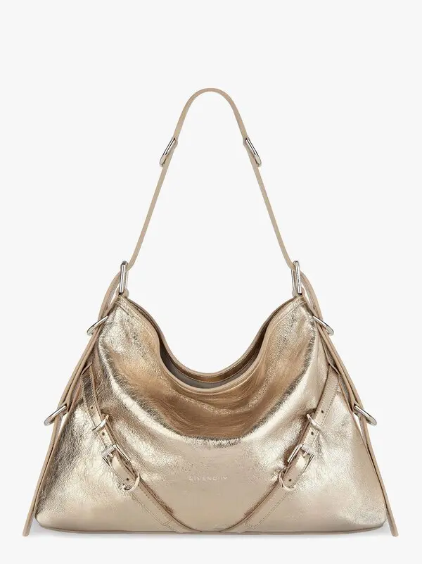 Givenchy Voyou Metallized Leather Shoulder Bag - Multicolor