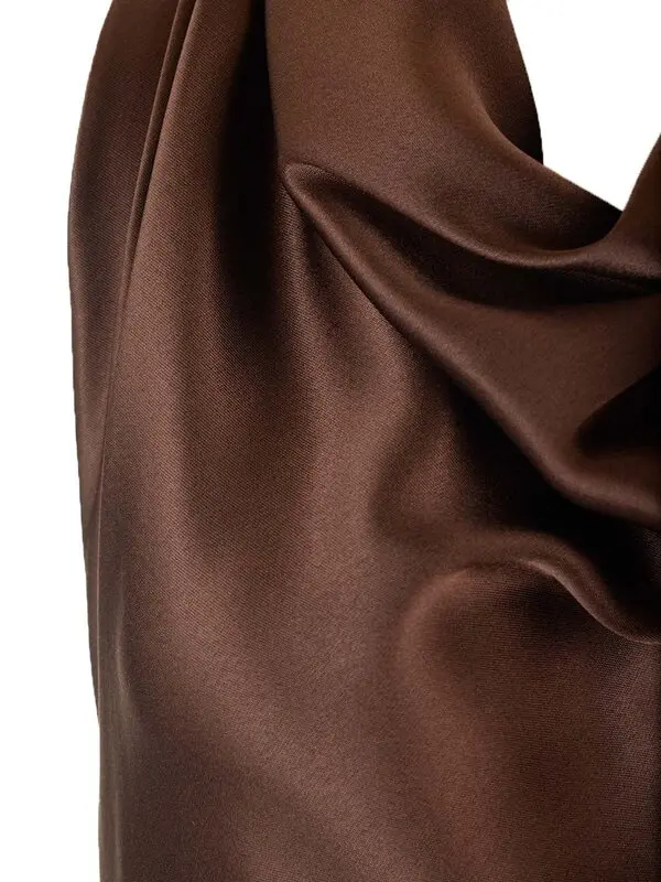 Loewe Long Silk Satin Scarf Dress
