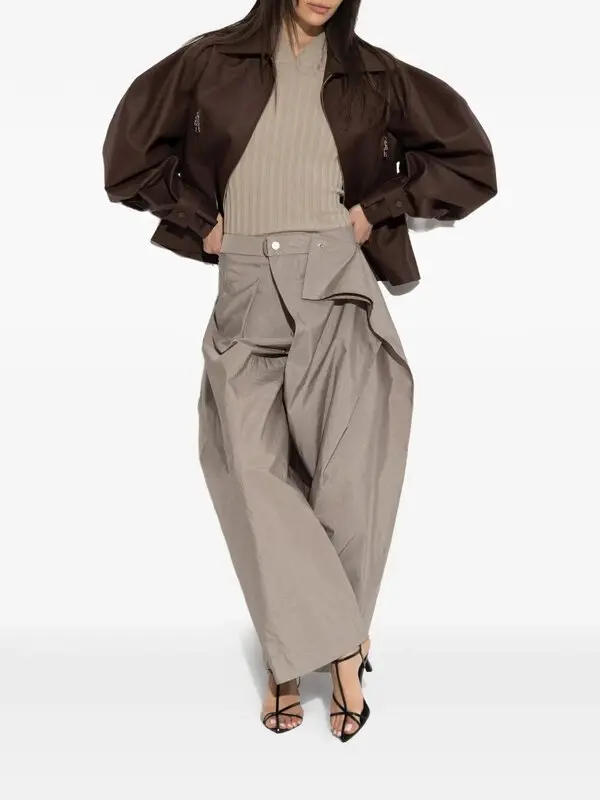 Issey Miyake Akimbo Volume Trousers - Gray