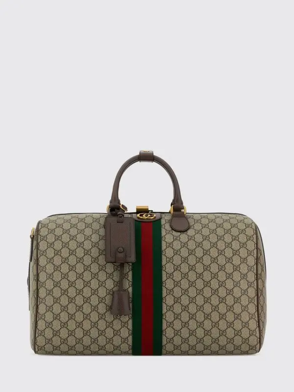 Gucci Monogram Travel Bag - Cream