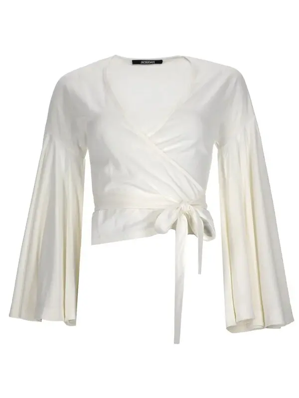 Jacquemus Le Cache Coeur Ventadou Top - White