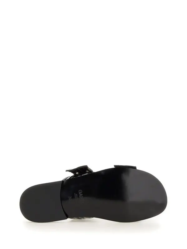 GANNI Buckled Sandals - Black
