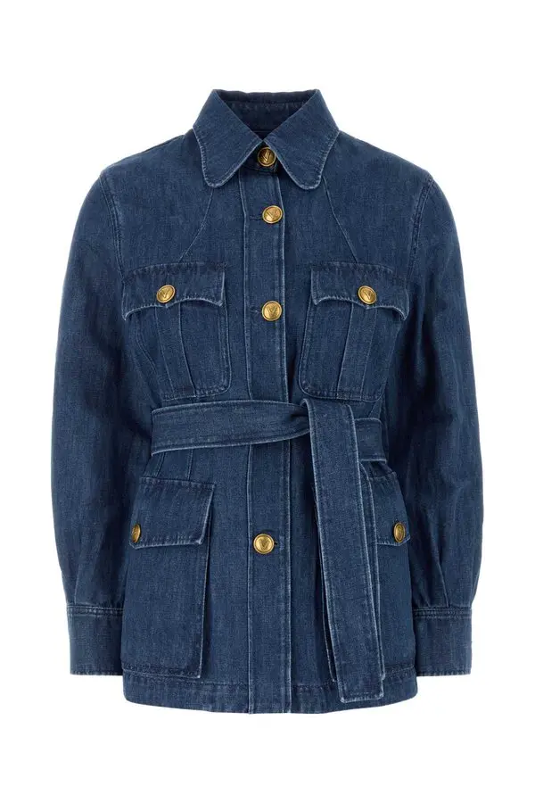 Valentino Garavani Denim Blazer - Blue