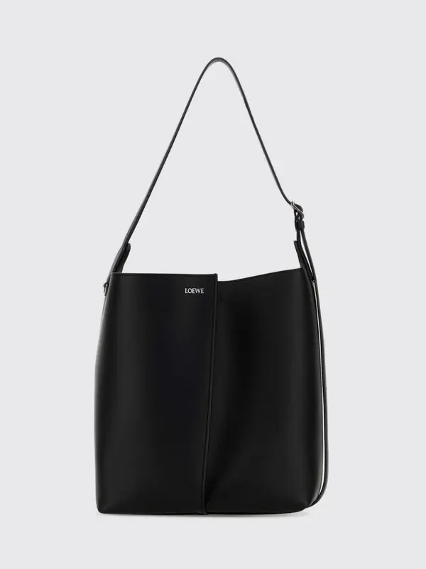 Loewe Leather Shoulder Bag - Black
