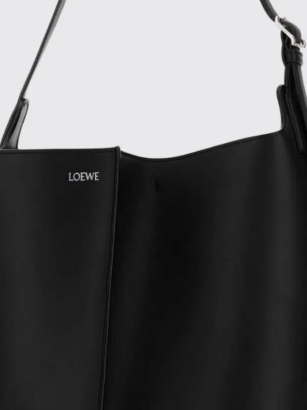 Loewe Leather Shoulder Bag - Black