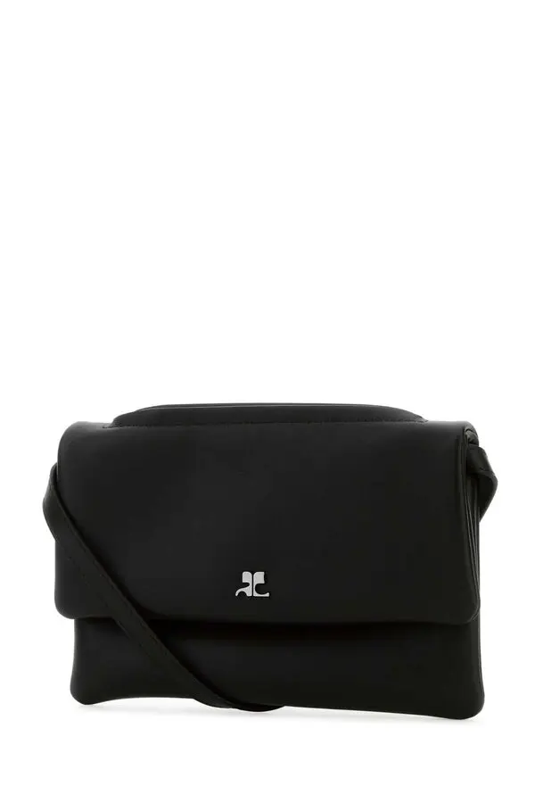 COURREGES Leather Shoulder Bag