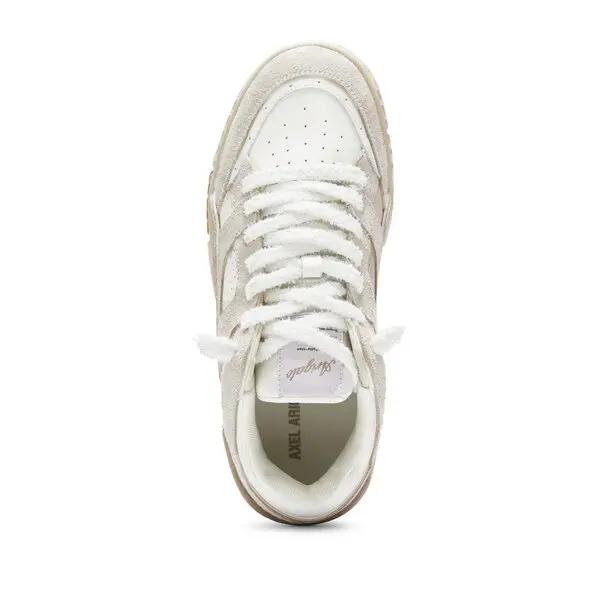 Axel Arigato Neutrals Leather Panel Low-top Sneakers - Cream