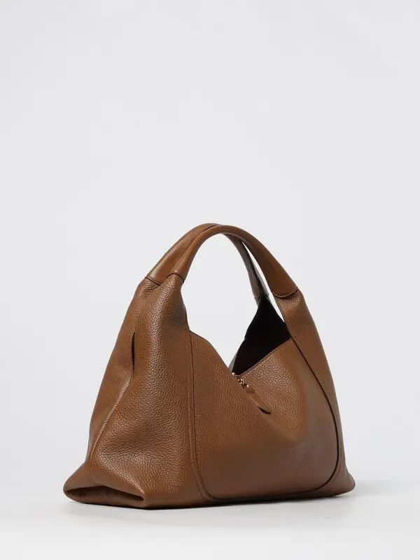 Gucci Calfskin Leather Shoulder Bag With Gold Tone Hardware